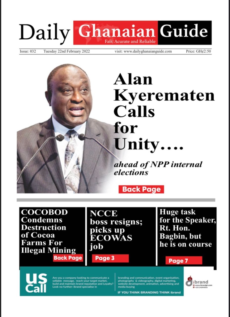 THE GHANAIAN GUIDE – Ghana News Stand