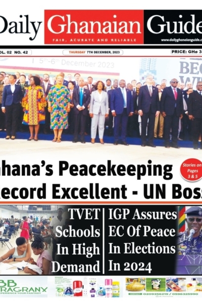Daily Ghanaian Guide – Ghana News Stand