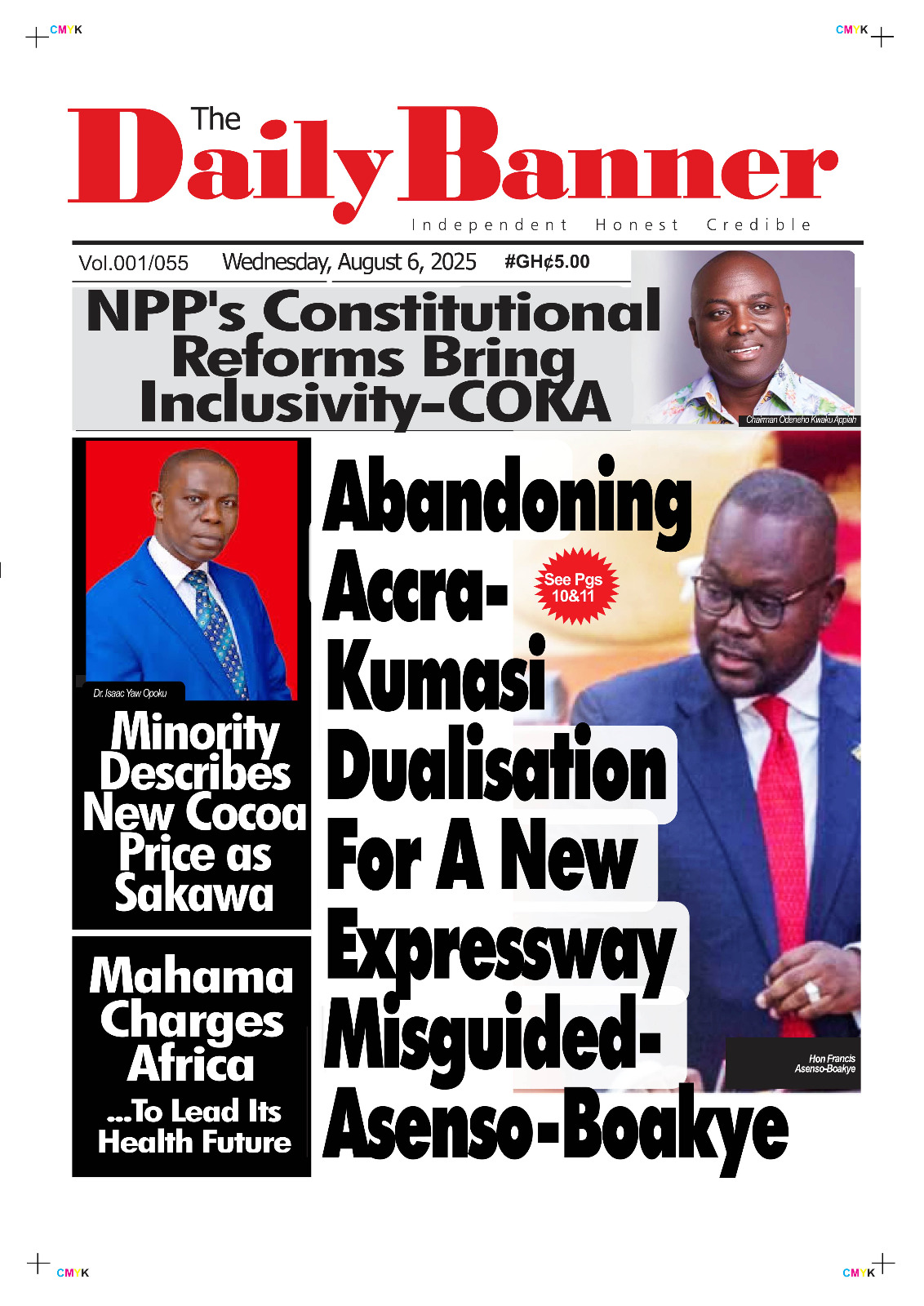 Daily Banner, Wednesday, 6th August, 2025 – Ghana News Stand